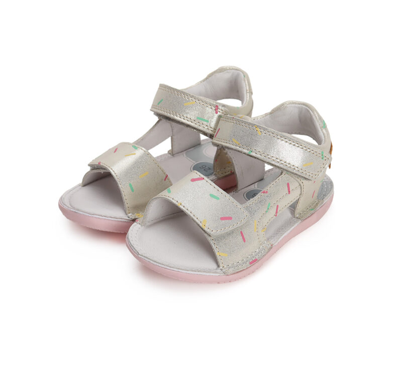 D.D.Step barefoot nahast sandaalid - Silver - Pehme Samm